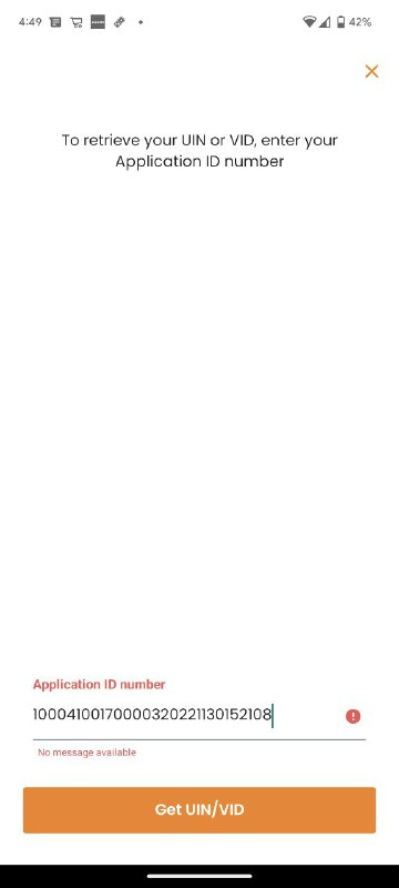 Unable to get UIN/VID using AID · Issue #297 · mosip/inji-wallet · GitHub