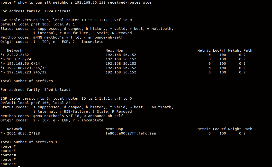 bgpd: feature request for `show bgp all [all] summary` · Issue #6520 · FRRouting/frr · GitHub