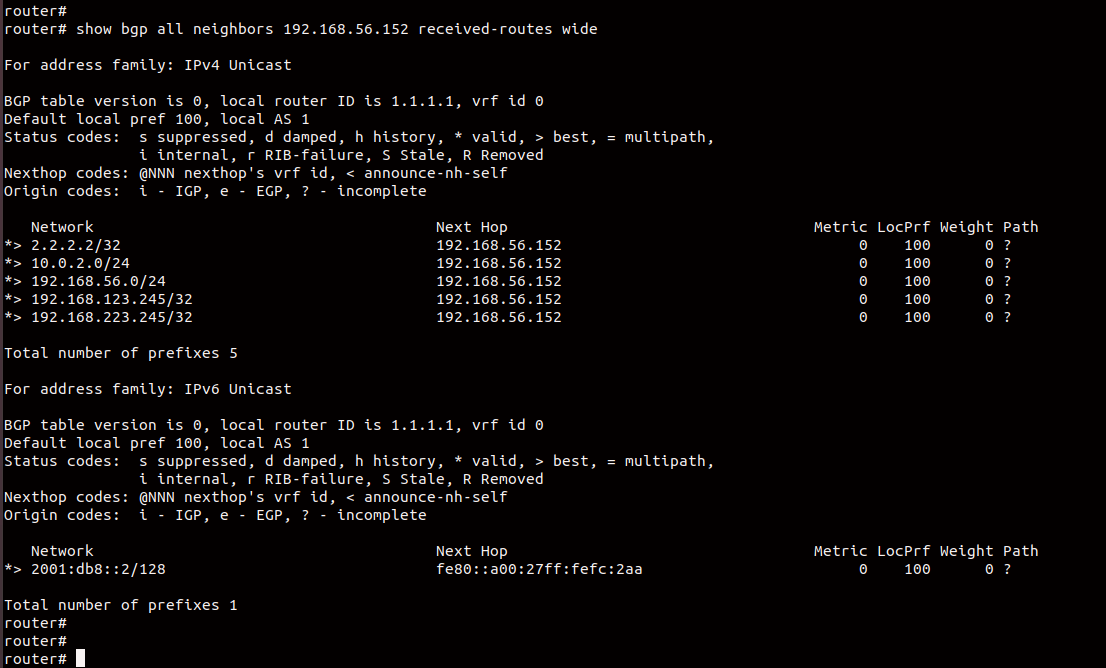 bgpd: feature request for `show bgp all [all] summary` · Issue #6520 · FRRouting/frr · GitHub