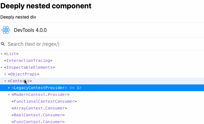 Trees aren't collapsible? · Issue #105 · bvaughn/react-devtools-experimental · GitHub