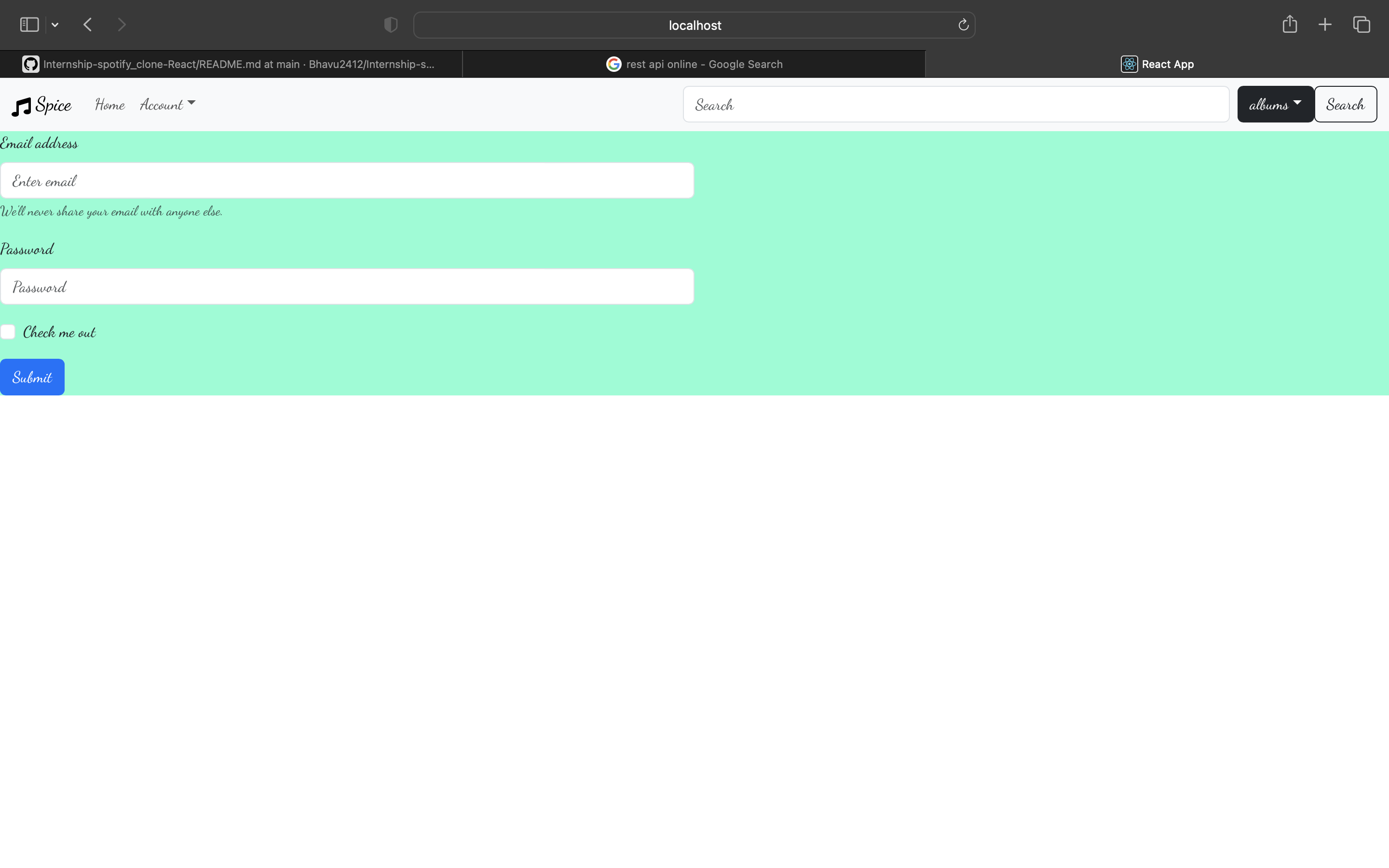 GitHub - Bhavu2412/Internship-spotify_clone-React