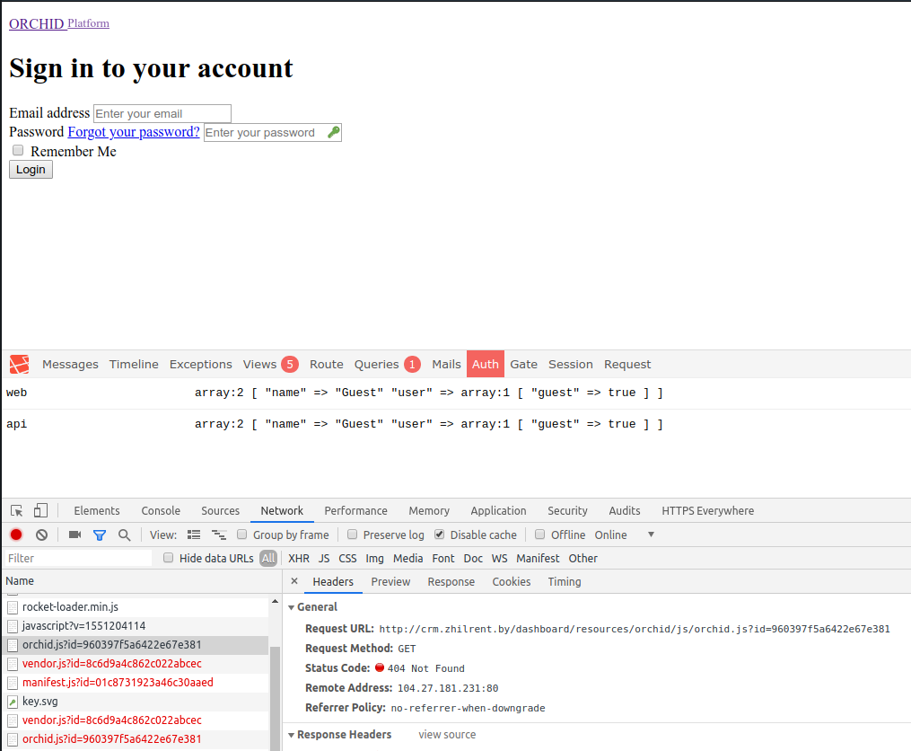 Некорректные пути на CSS и JS файлы · Issue #879 · orchidsoftware/platform · GitHub