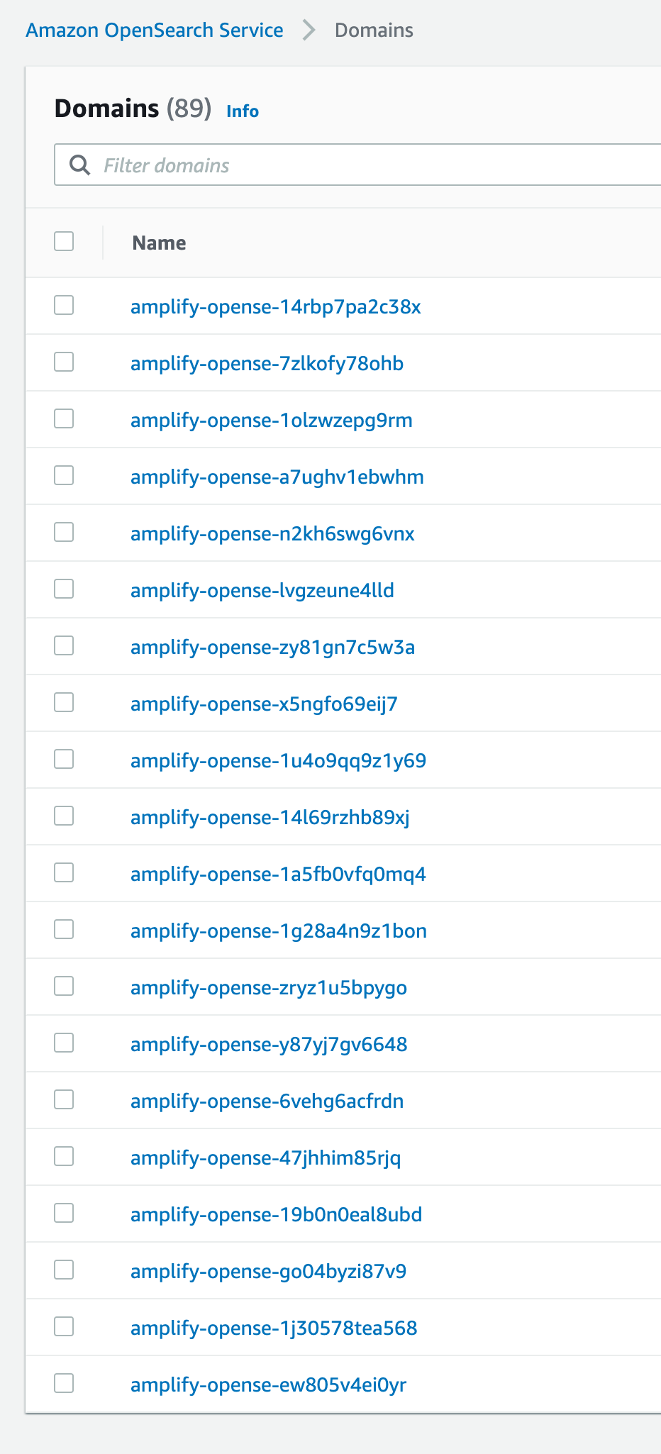 Opensearch stacks do not get deleted when Amplify instance is deleted · Issue #10523 · aws ...