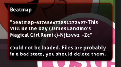 Endless loop of beatmap proccessing when selecting a beatmap with super long folder name · Issue ...