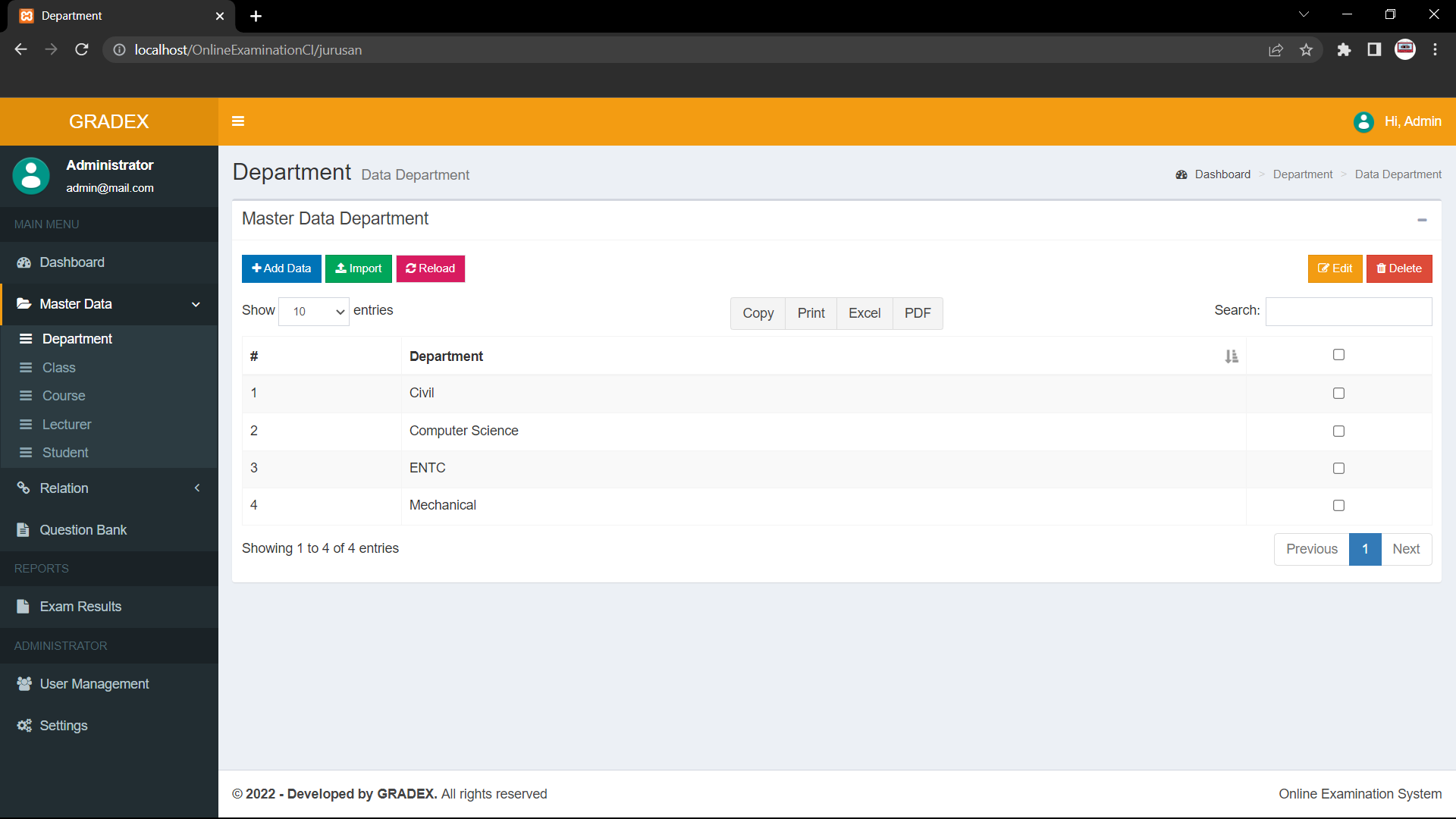 GitHub - yashwalker7/GRADE-X-ONLINE-EXAMINATION-WEBSITE: An Online Examination website for ...