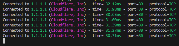 GitHub - KuroSys/Ponger: TCP Pinger with ISP lookup & Color scheme