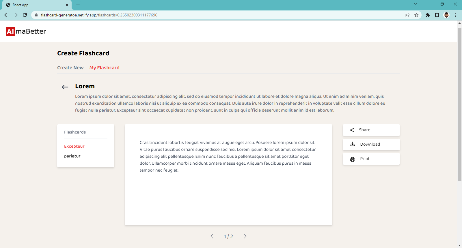 GitHub - bobbyrepo/FlashCard_Generator: It is a flashcard generator app which helps you creating ...