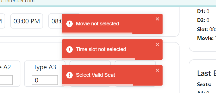 GitHub - bobbyrepo/Bookymyshow-template: It is a movie booking web application. It is a single ...