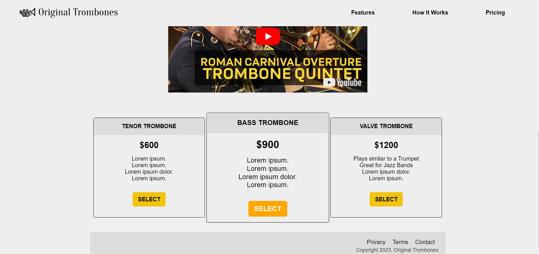 GitHub - Bagse/Product-Landing-Page: Landing Page created in the ...