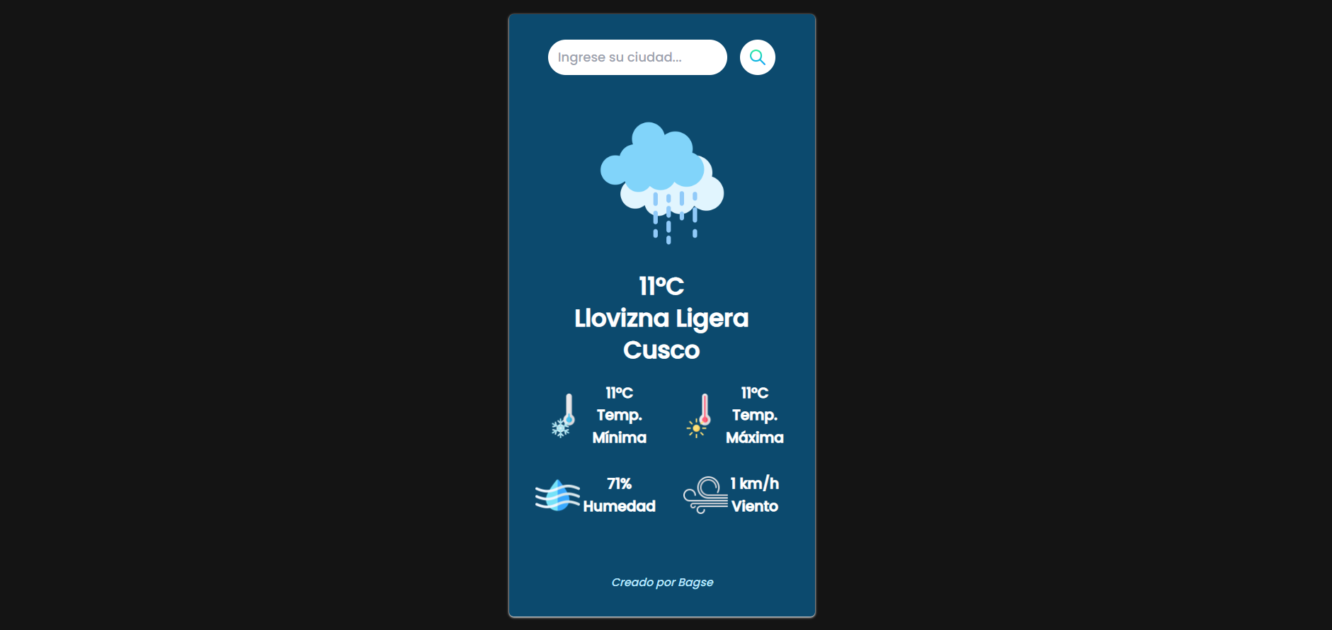 GitHub - Bagse/clima: App del clima