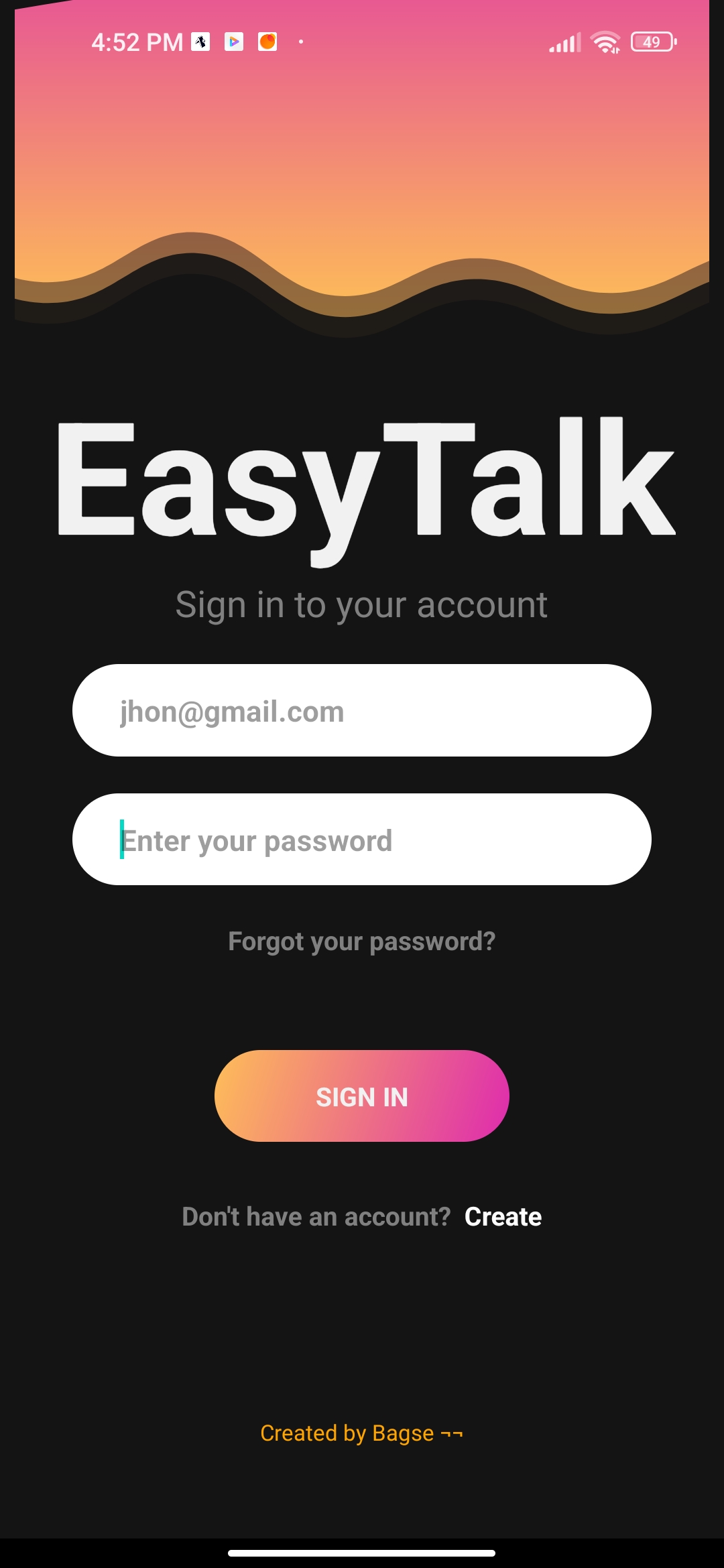 GitHub - Bagse/login-react-native: login react native with expo