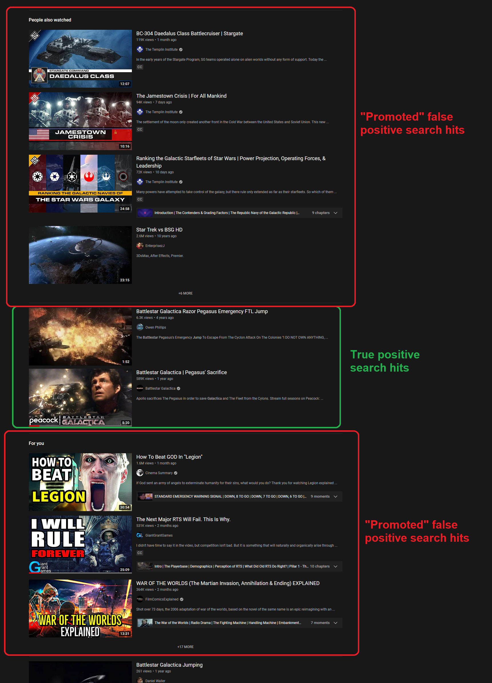 youtube.com: nuisance - Promoted videos mixed in with search results · Issue #13753 ...