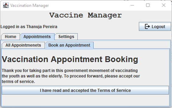 GitHub - fascinatingly/Java-Swing-Appointment-App-for-Vaccination ...