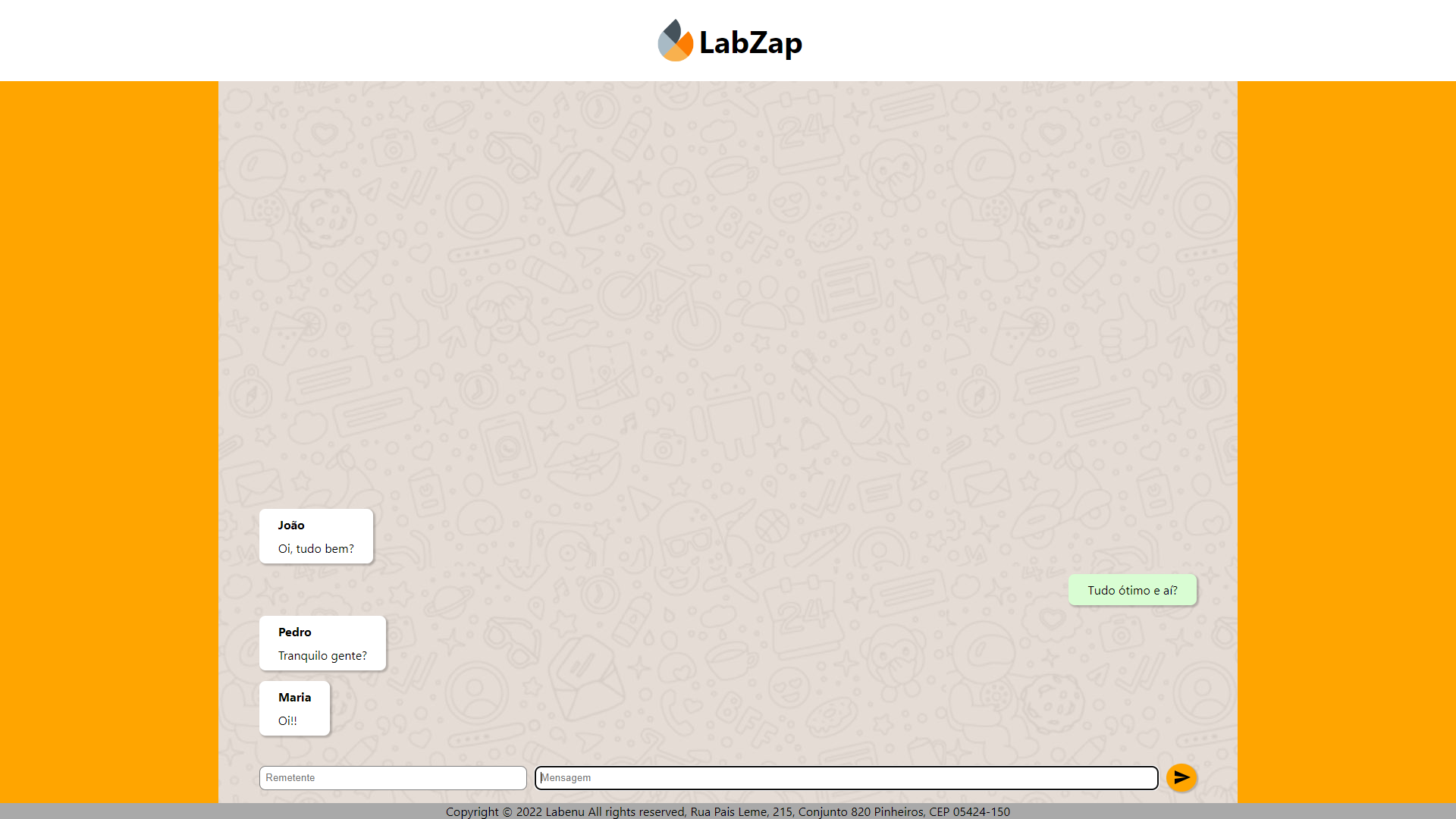 GitHub - JVResende/WhatsLab: WhatsApp simulation.