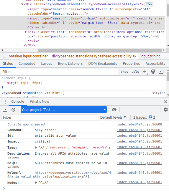 Generated HTML is not valid · Issue #53 · digitalfortress-tech/typeahead-standalone · GitHub