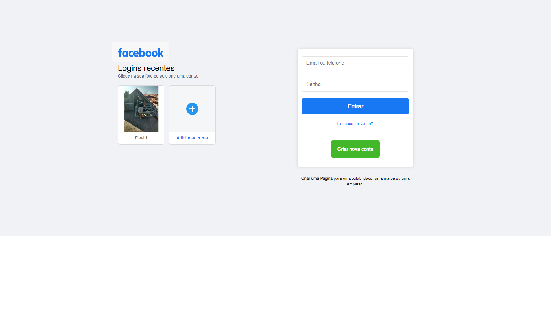 GitHub - davidmello04/facebook-clone: Clone da página de login do Facebook.