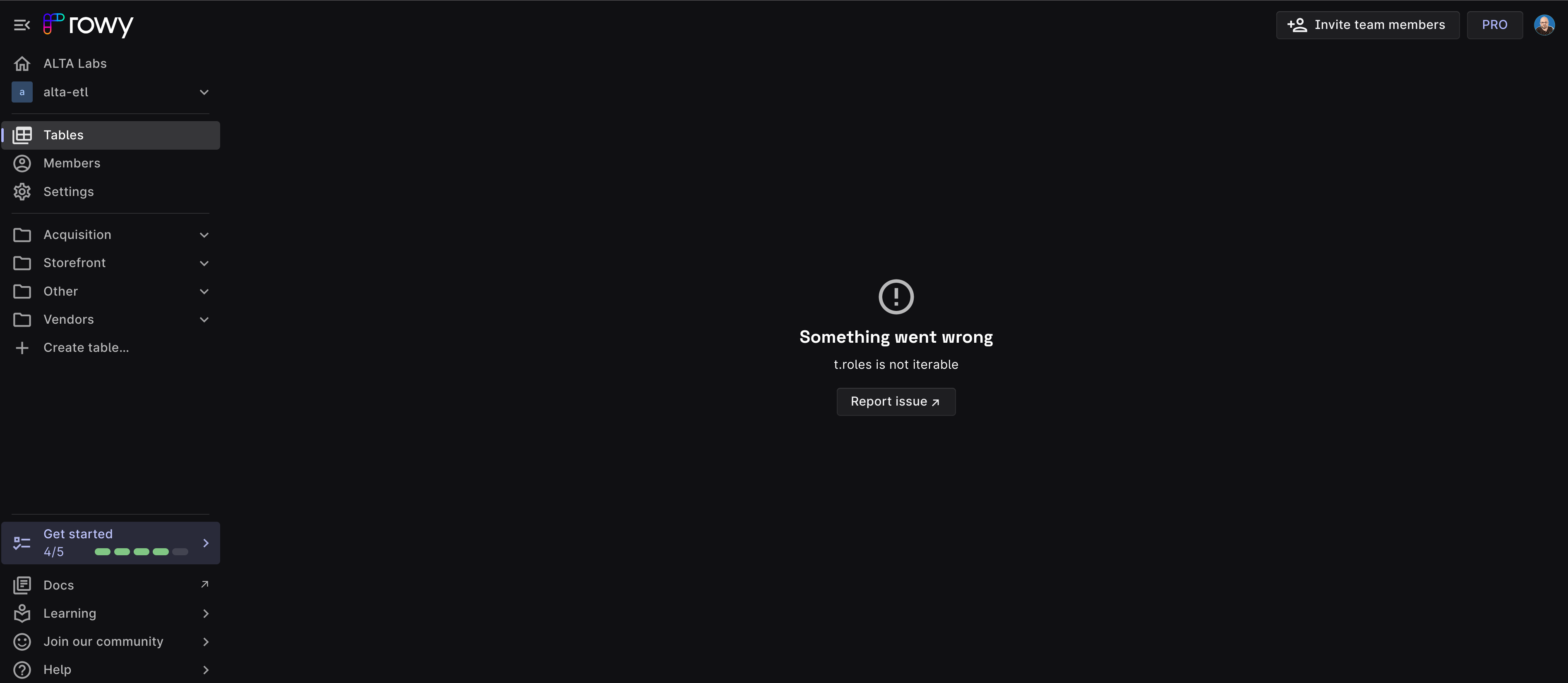 "Something went wrong - t.roles is not iterable" · rowyio rowy · Discussion #857 · GitHub