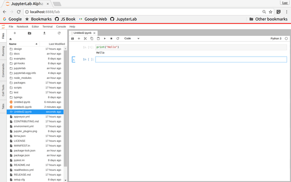 Reopen launcher when all tabs are closed · Issue #2538 · jupyterlab/jupyterlab · GitHub