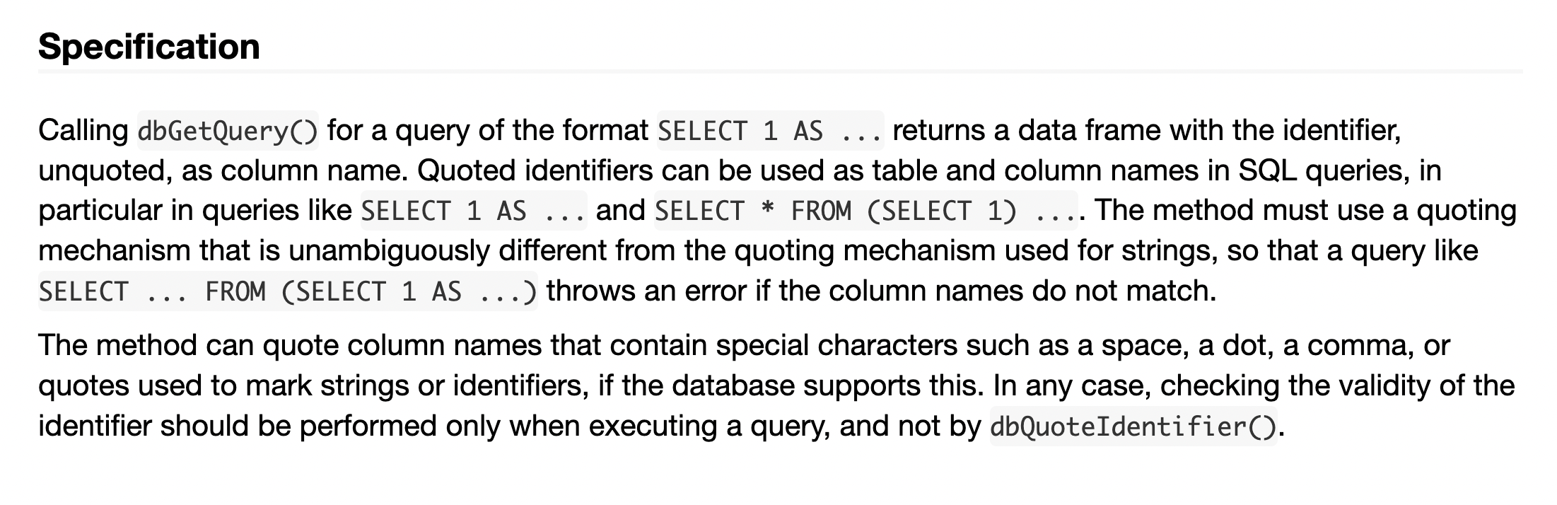 Ability to upload and download a dataframe from a database such that the dataframe remains ...