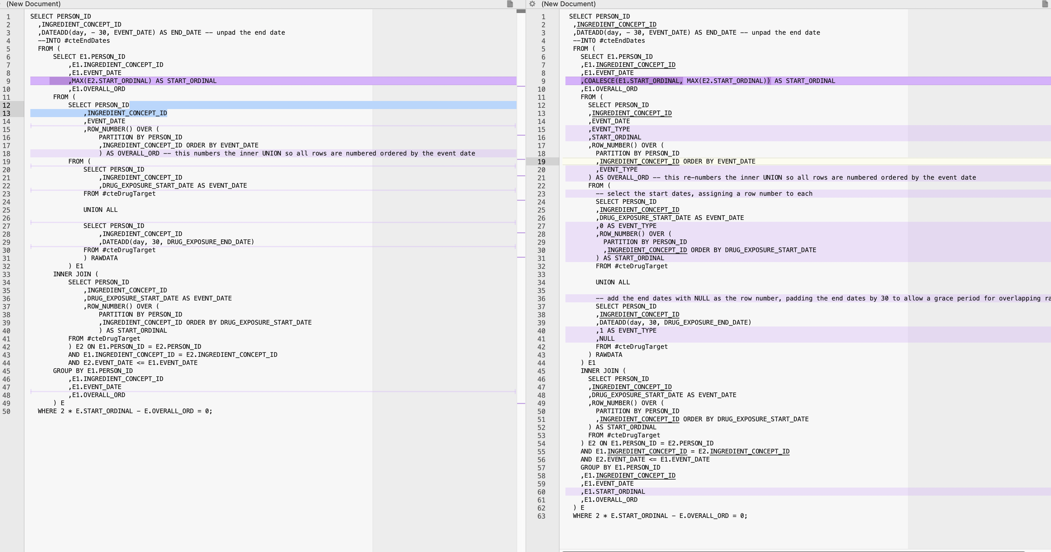 Possibly simplify drug_era SQL · Issue #464 · OHDSI/CommonDataModel · GitHub