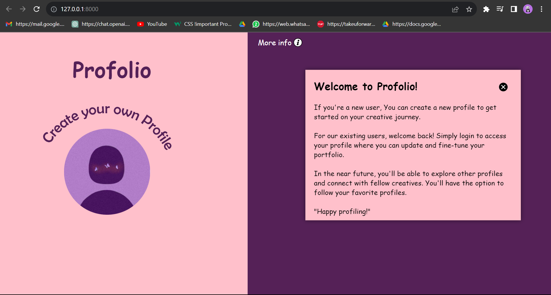 GitHub - kavyasrir405/profolio: Profolio is a simple platform for users to create and manage ...