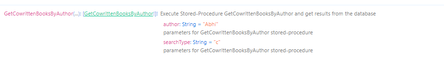 No parameters in the GraphQL type generated for a Stored Procedure · Issue #1037 · Azure/data ...