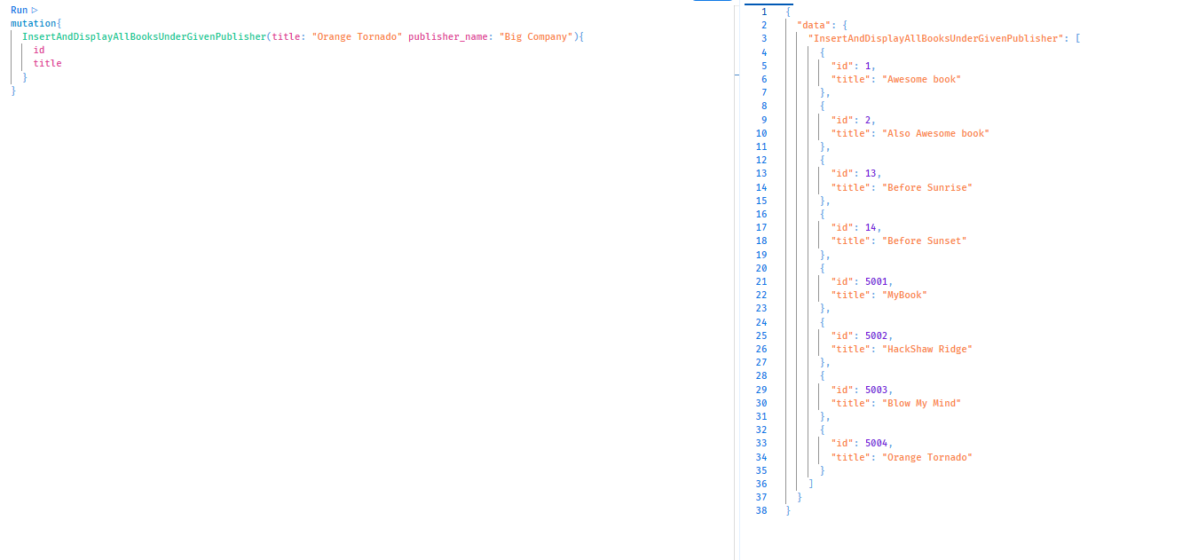 Add support for stored procedure with non-empty mutation response by abhishekkumams · Pull ...