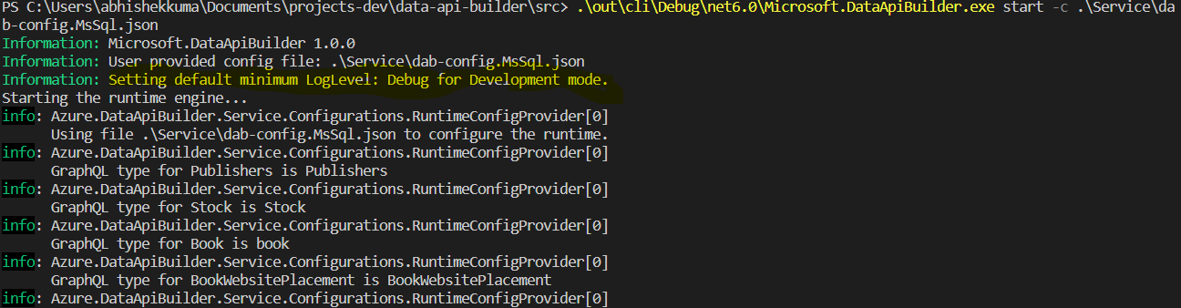 Default Loglevel Is Debug For Development Mode Error For Production · Issue 1153 · Azure Data