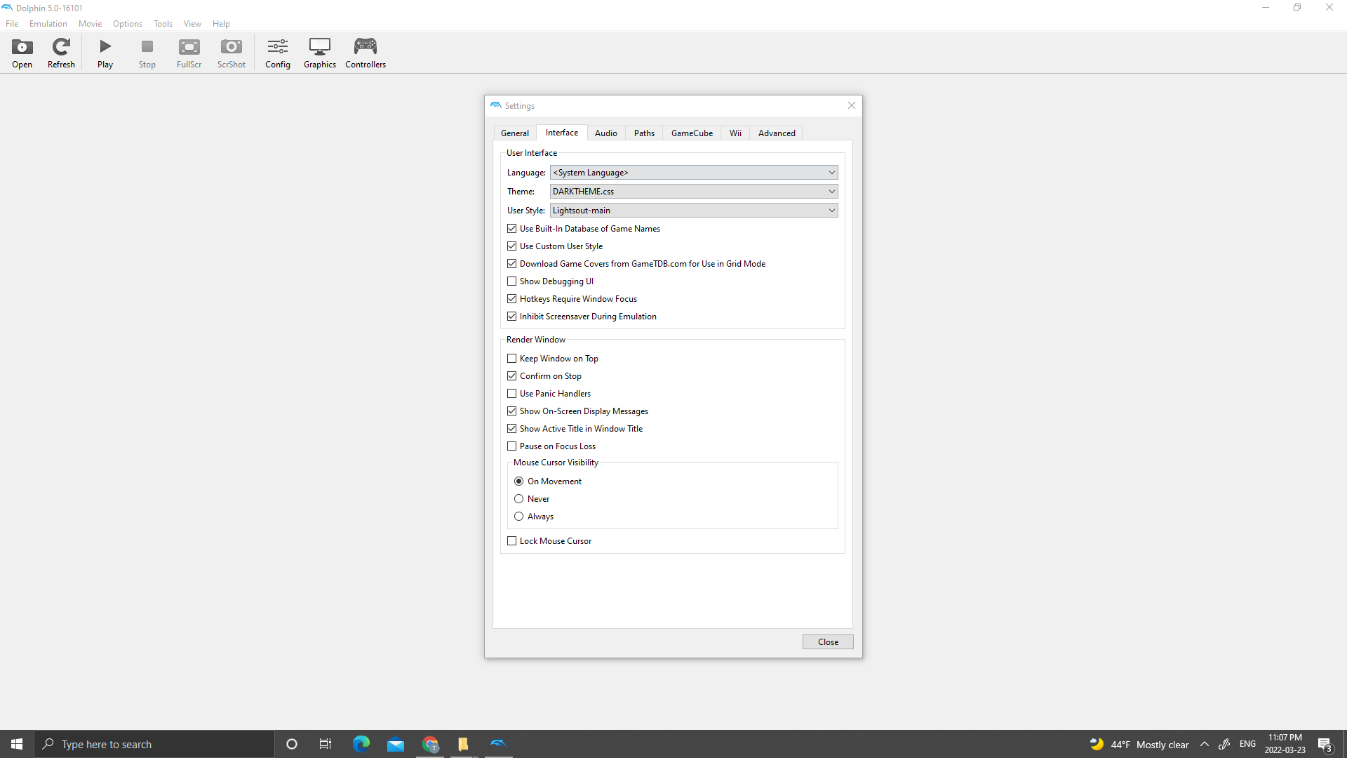 Dolphin theme not applying properly · Issue #3 · Humanoidear/Lightsout · GitHub