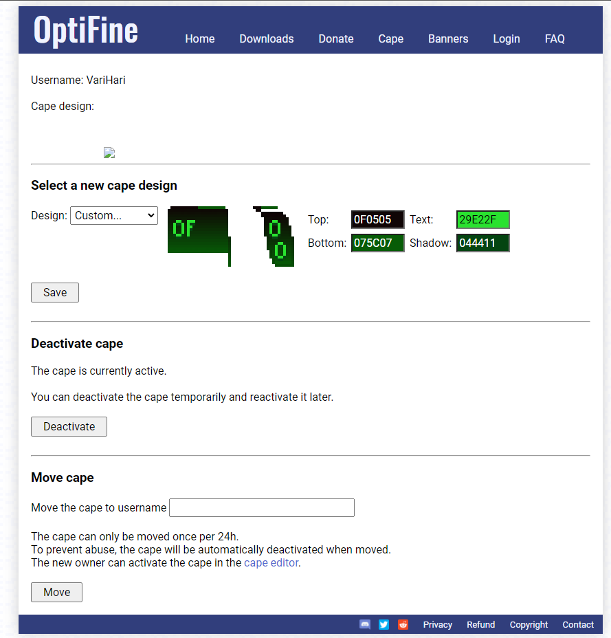 "Cape Not Found" · Issue #6703 · sp614x/optifine · GitHub