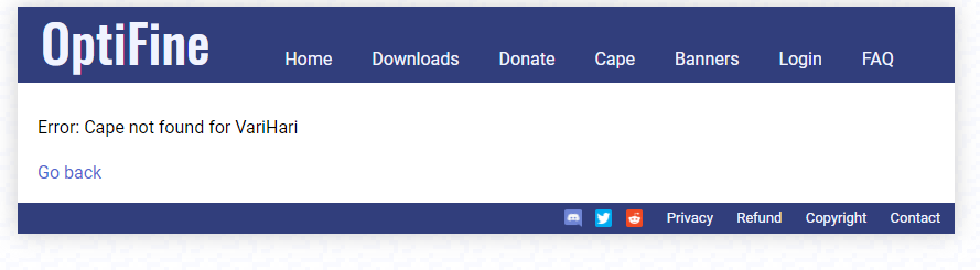 "Cape Not Found" · Issue #6703 · sp614x/optifine · GitHub