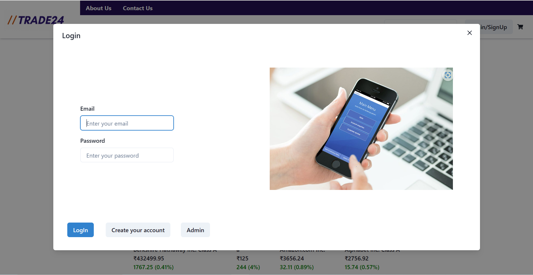 GitHub - Akashwakade/etrade-ecommerce: Trade24 is a clone of E-Trade website which sells ...