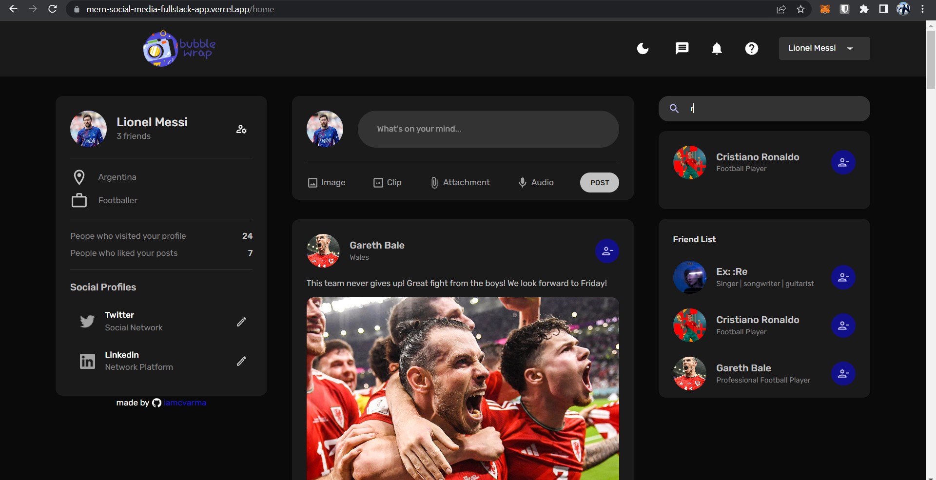 GitHub - iamcvarma/mern-social-media-fullstack-app: A complete full stack MERN Social Media ...