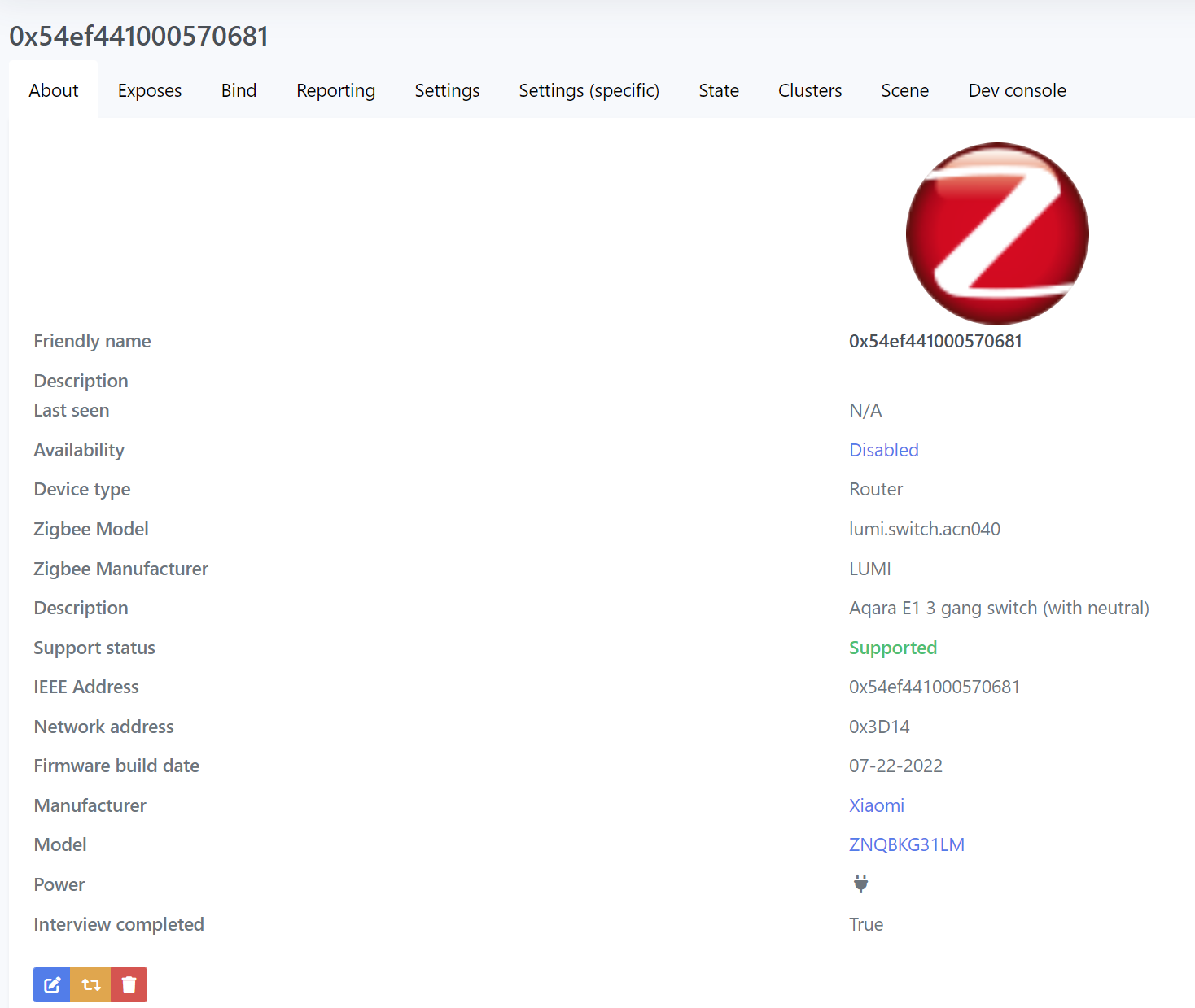 Aqara E1 3 gang switch (with neutral) action show us null · Issue #4706 · Koenkk/zigbee-herdsman ...