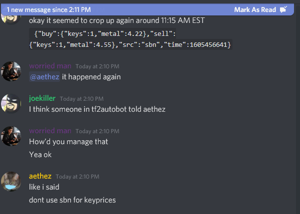Missing conversion rate for keys in refined · Issue #133 · TF2Autobot/tf2autobot · GitHub