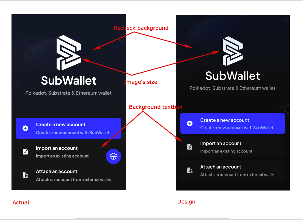 Upgrade UI - Screen Welcome · Issue #994 · Koniverse/SubWallet-Extension · GitHub
