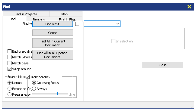 A weird Find dialog glitch · Issue #10511 · notepad-plus-plus/notepad-plus-plus · GitHub