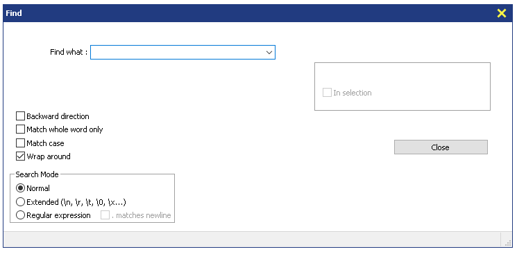 A weird Find dialog glitch · Issue #10511 · notepad-plus-plus/notepad-plus-plus · GitHub