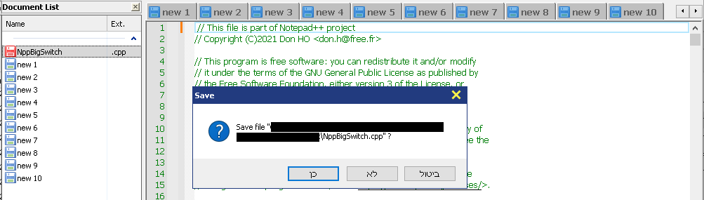Scroll dirty document's tab about to be closed into view · Issue #13777 · notepad-plus-plus ...