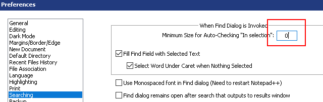 In Selection Resets Each Time You Make A New Selection · Issue 14325 