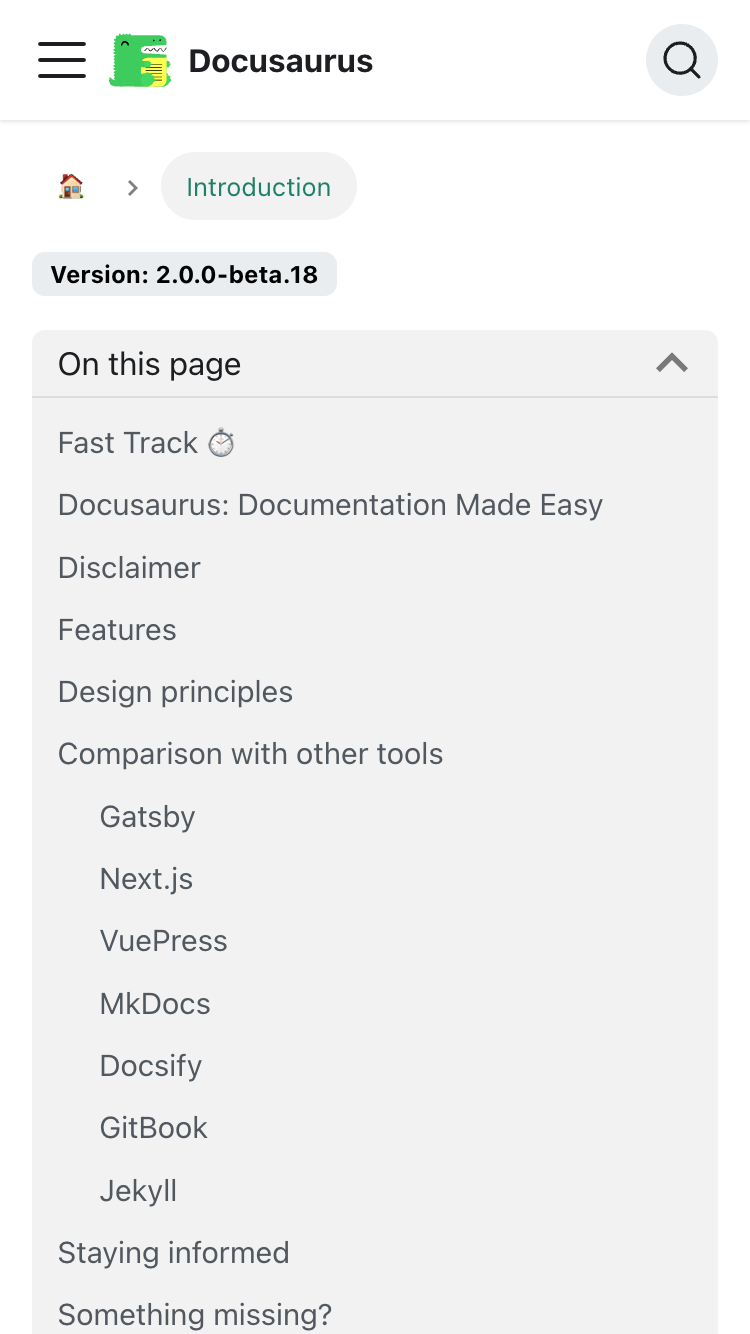 Links are underlined in-page navigation only on mobile · Issue #68 · forem/forem-docs · GitHub
