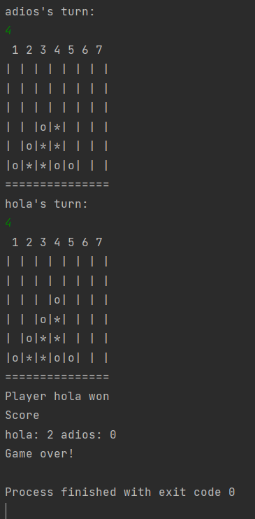 GitHub - salocinc/connectfour: Connect four project from hyperskill