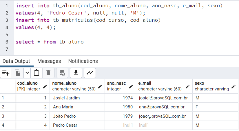 GitHub - Lunnaevellyn/Prova-SQL
