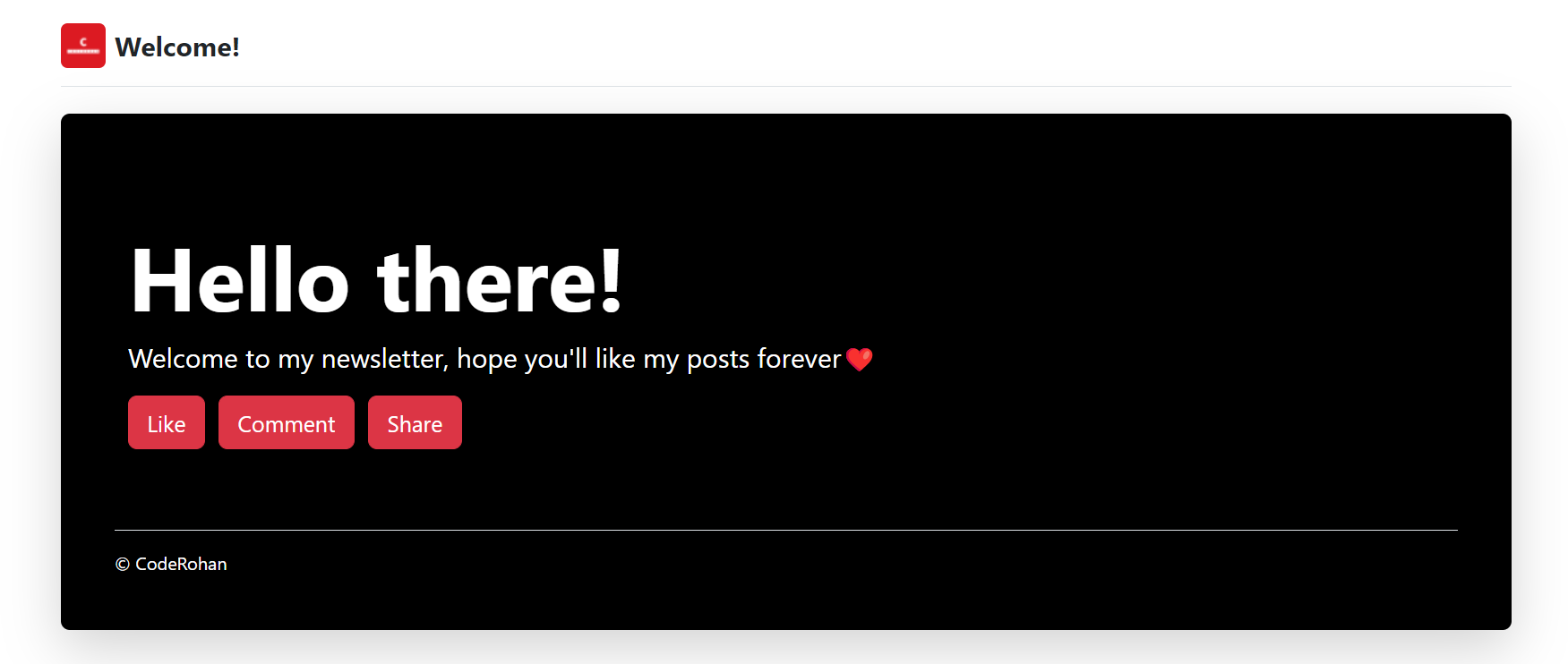 GitHub - codeRohan22/Signup-Page: This is a simple sign up page to my ...
