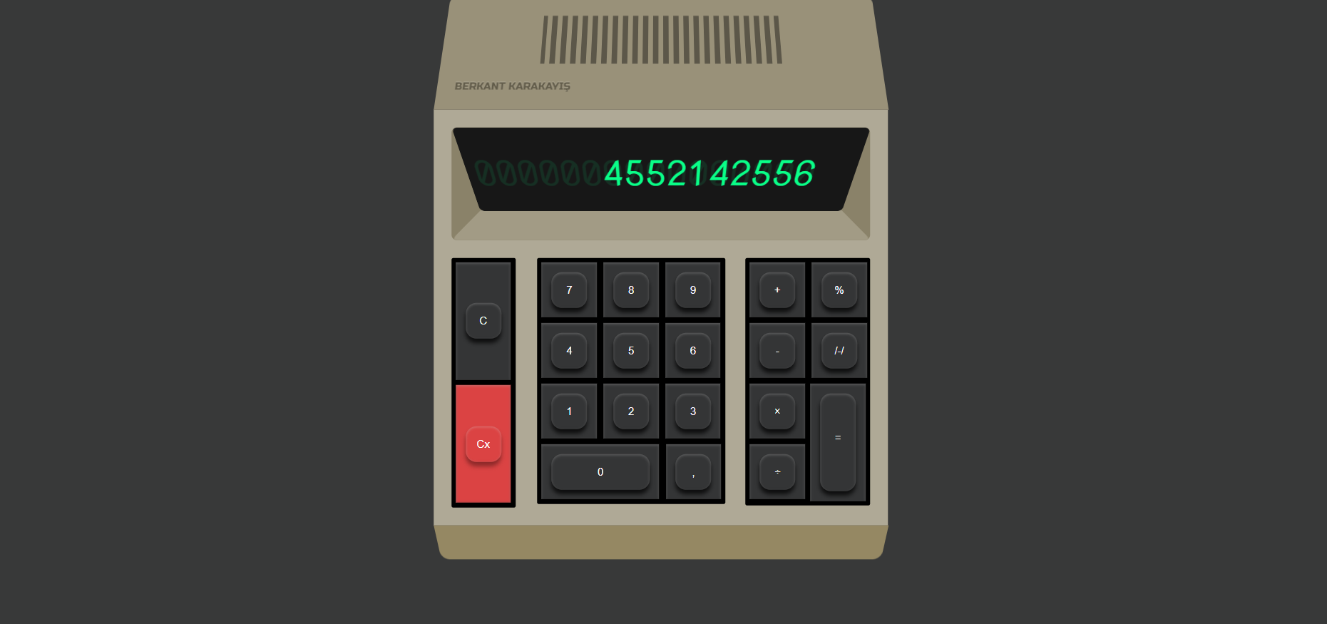 GitHub - berkantkarakayis/Calculator