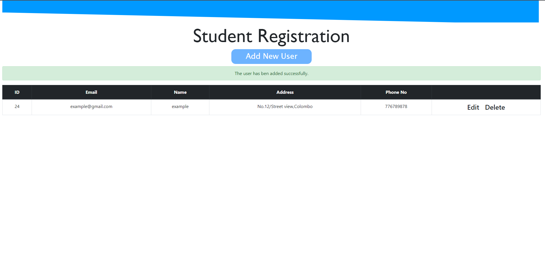 GitHub - AnjanaDeAbrew/Spring-Boot-Student-Registration