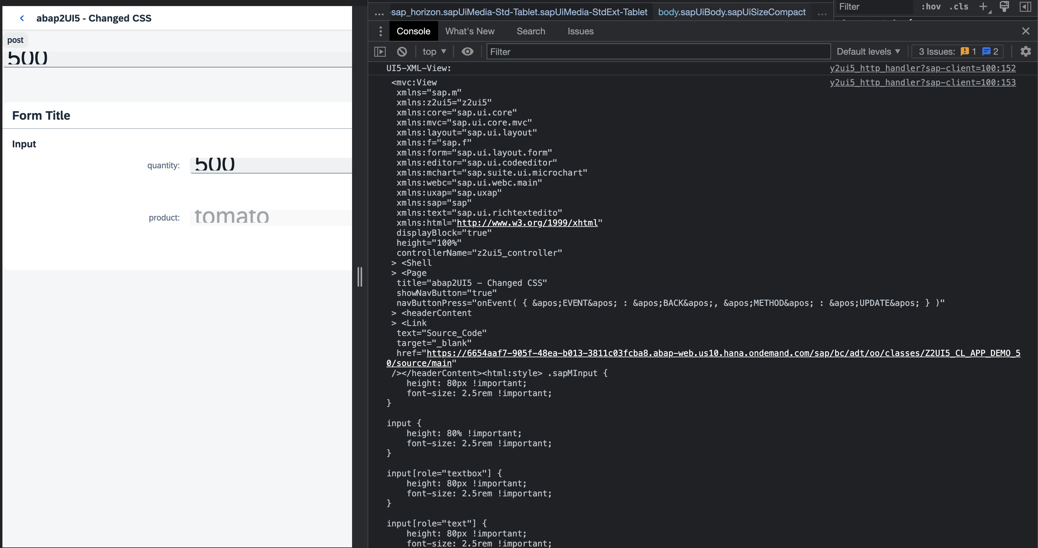 Change the Font-size or Height · Issue #214 · abap2UI5/abap2UI5 · GitHub