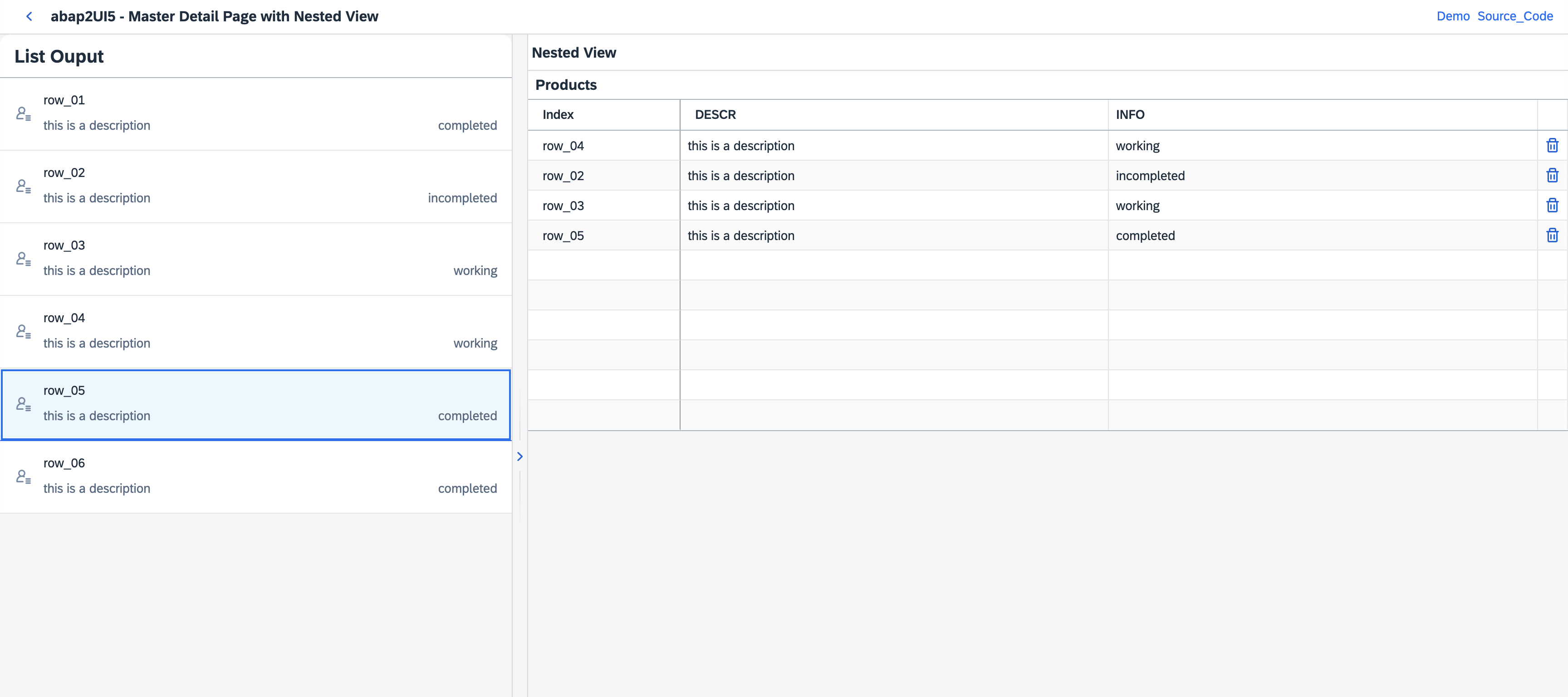 Nested View - Table SELKZ binding issue · Issue #553 · abap2UI5/abap2UI5 · GitHub