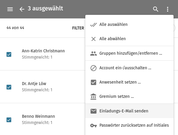 Mail All Invites · Issue 5532 · Openslidesopenslides · Github 