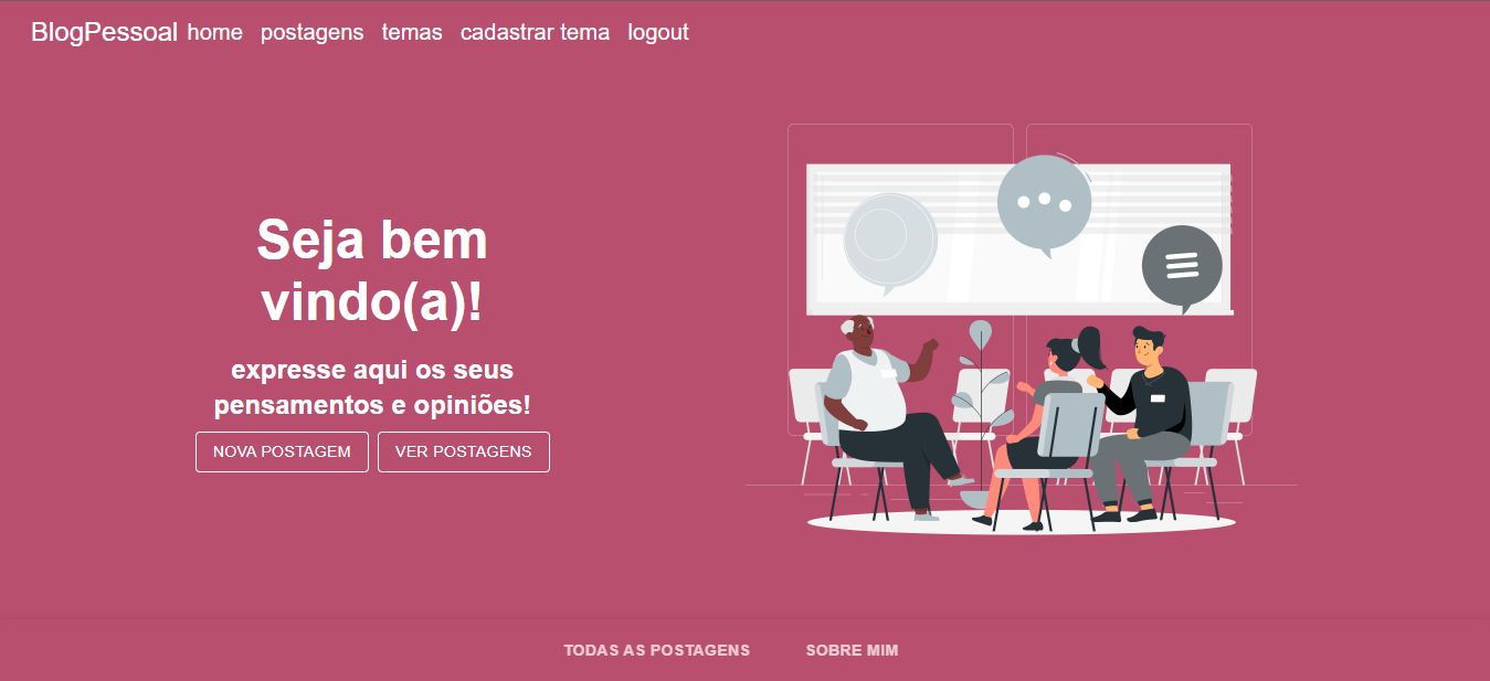 GitHub - sthelins/BlogPessoalFront: Projeto de um Blog Pessoal com ...